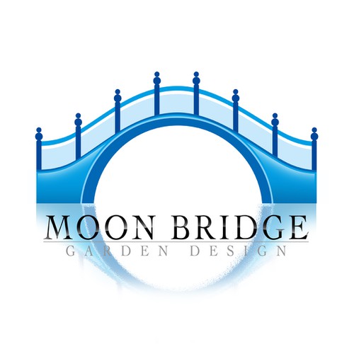 logo for Moon Bridge Garden Design | Logo design contest