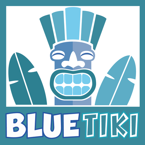 "Blue Tiki" is a fun photo printing service, and we need a logo. | Logo ...