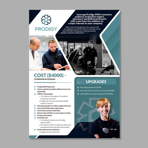 Designs | Sponsorship Prospectus One-pager | Other business or ...