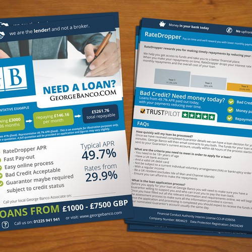 Loan Flyer | Brochure contest