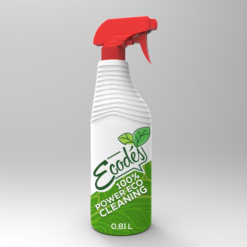 100% Bio Cleaning product label | Product label contest