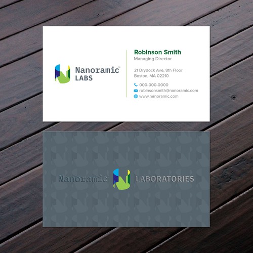 Business card for emerging nanotechnology company | Business card contest