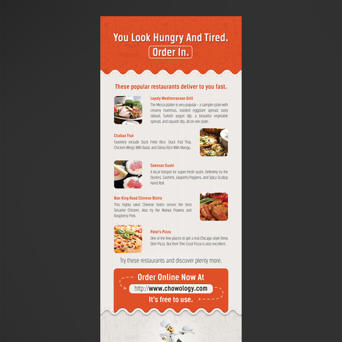 Convince Me To Order Food Delivery Right Now | Postcard, flyer or print ...