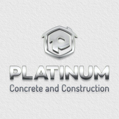 Platinum Concrete and Construction | Logo design contest