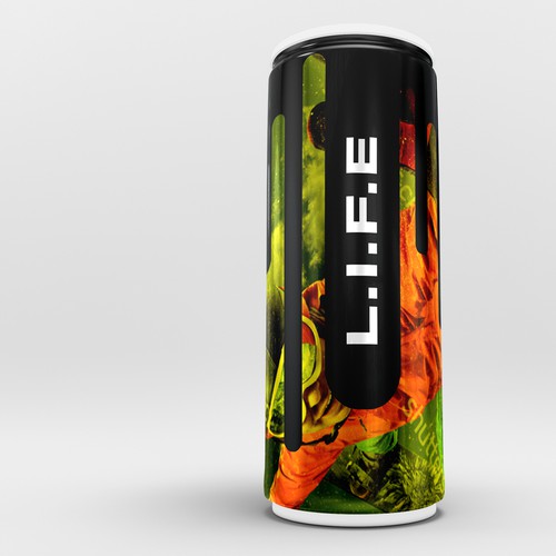 LIFE Energy Drink for online e-gamers | Product packaging contest