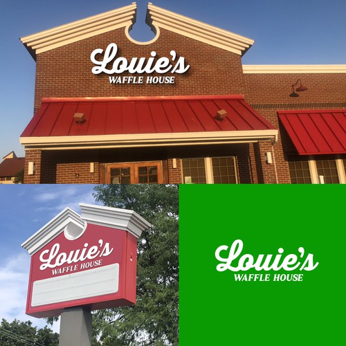 Designs | Louie's Waffle House Outdoor Restaurant Signage | Signage contest