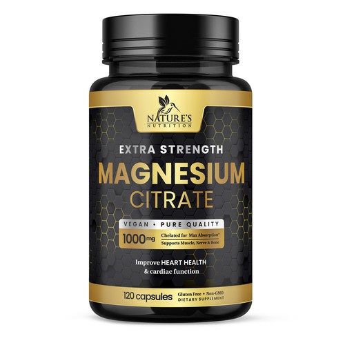 Designs | Premium Magnesium Citrate Design needed for Nature's ...
