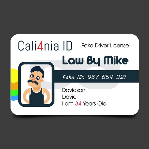 Designs | A really bad fake ID, I mean really bad | Postcard, flyer or ...