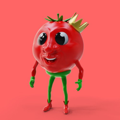 Designs | 3D Tomato Rendering to visually appeal to masses | 3D contest