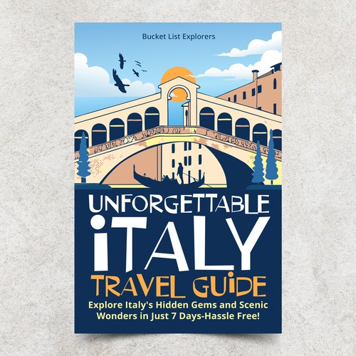 Designs | Invite readers to explore Italy in a new way | Book cover contest