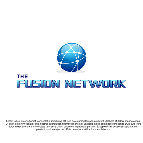 The Fusion Network - Exciting Logo for Fiber Optic ISP- Internet ...
