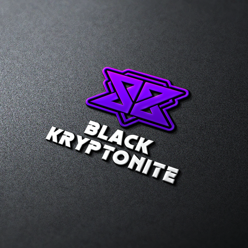 Black Kryptonite - Rock Band - Logo for Bass Drum | Logo design contest