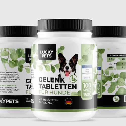 Designs | Modern label design for high quality joint tablets for dogs ...