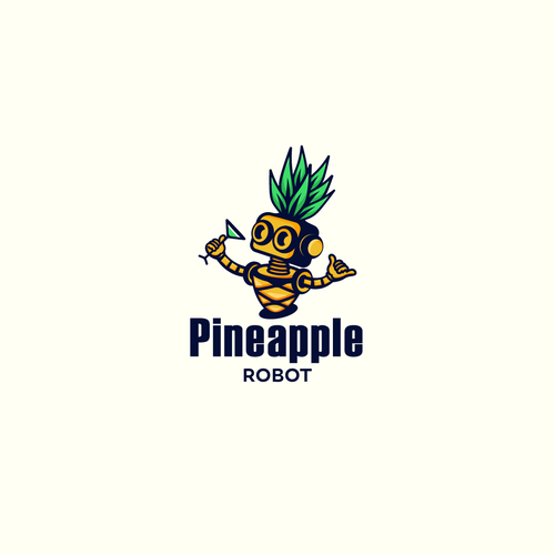 Designs | Pineapple Robot Bar in Maui needs a LOGO!!! | Logo design contest
