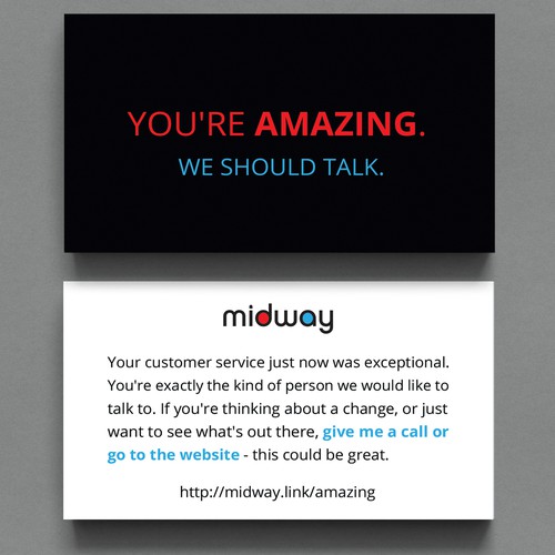 Design a recruiting card to attract retail employees | Business card ...