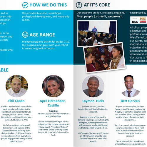 Designs | Need An Awesome Brochure to attract school to hire ...