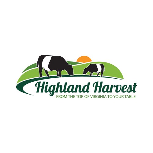 Highland Harvest- Logo and branding for artisanal farm on-line shopping ...