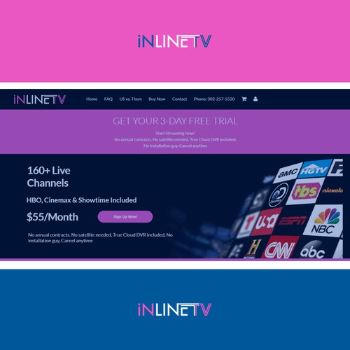 Design a logo for inlinetv.com the #1 IPTV provider | Logo design contest