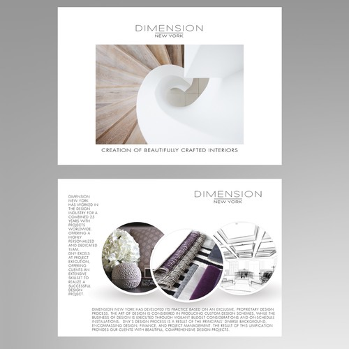 Marketing Flyer for Interior Design Firm | Postcard, flyer or print contest