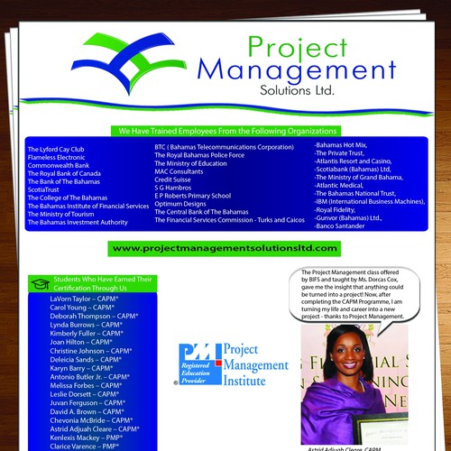 Create a flyer for Project Management Solutions Ltd | Postcard, flyer ...