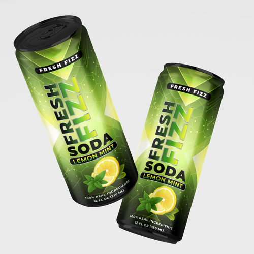 Designs | Fresh Fizz Soda Label | Product packaging contest