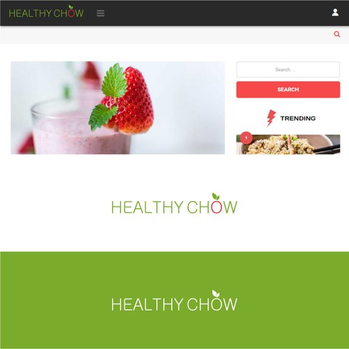 Design a fun logo for Healthy Food Website | Logo & social media pack ...