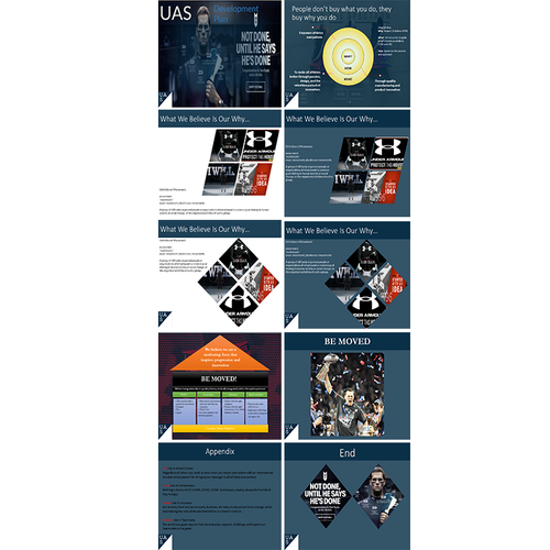 Kick Ass Deck for a Kick Ass Company- Under Armour | PowerPoint ...