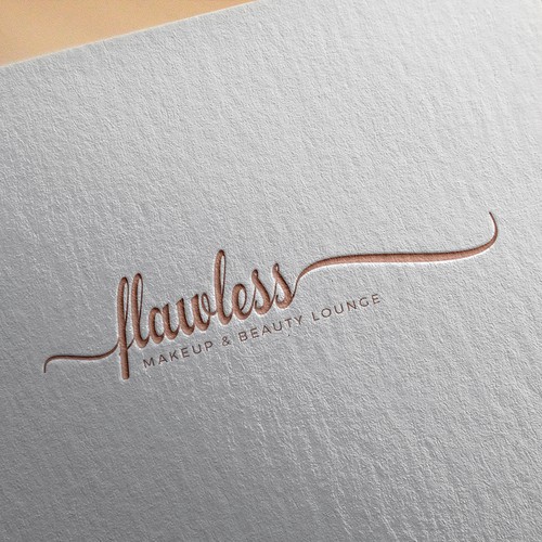 HAND DRAWN styled logo needed for Flawless makeup & beauty lounge ...