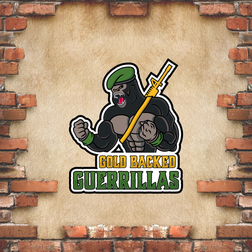 Character design. Human like gorilla dressed in Guerrilla gear. | Logo ...