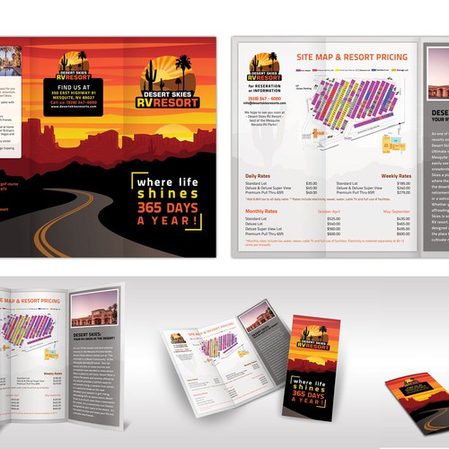 Create the next brochure design for Desert Skies RV Resort | Brochure ...