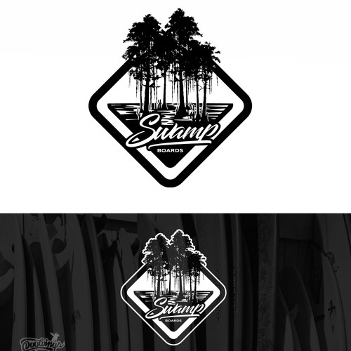 Create a brand logo for "swamp" a surfboard company | Logo design contest