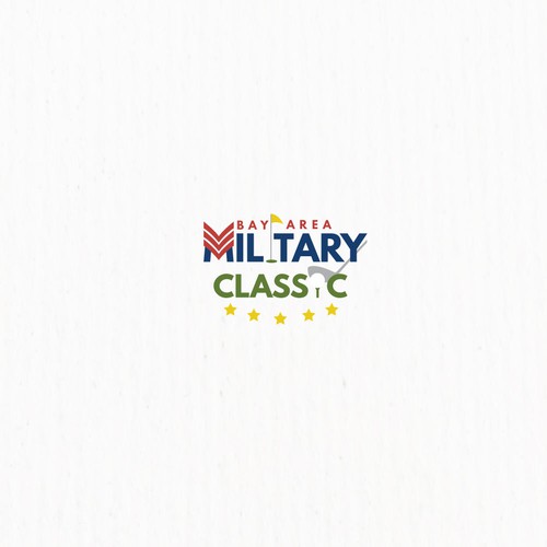 Create a cool golf/military logo for a charitable golf tournament ...