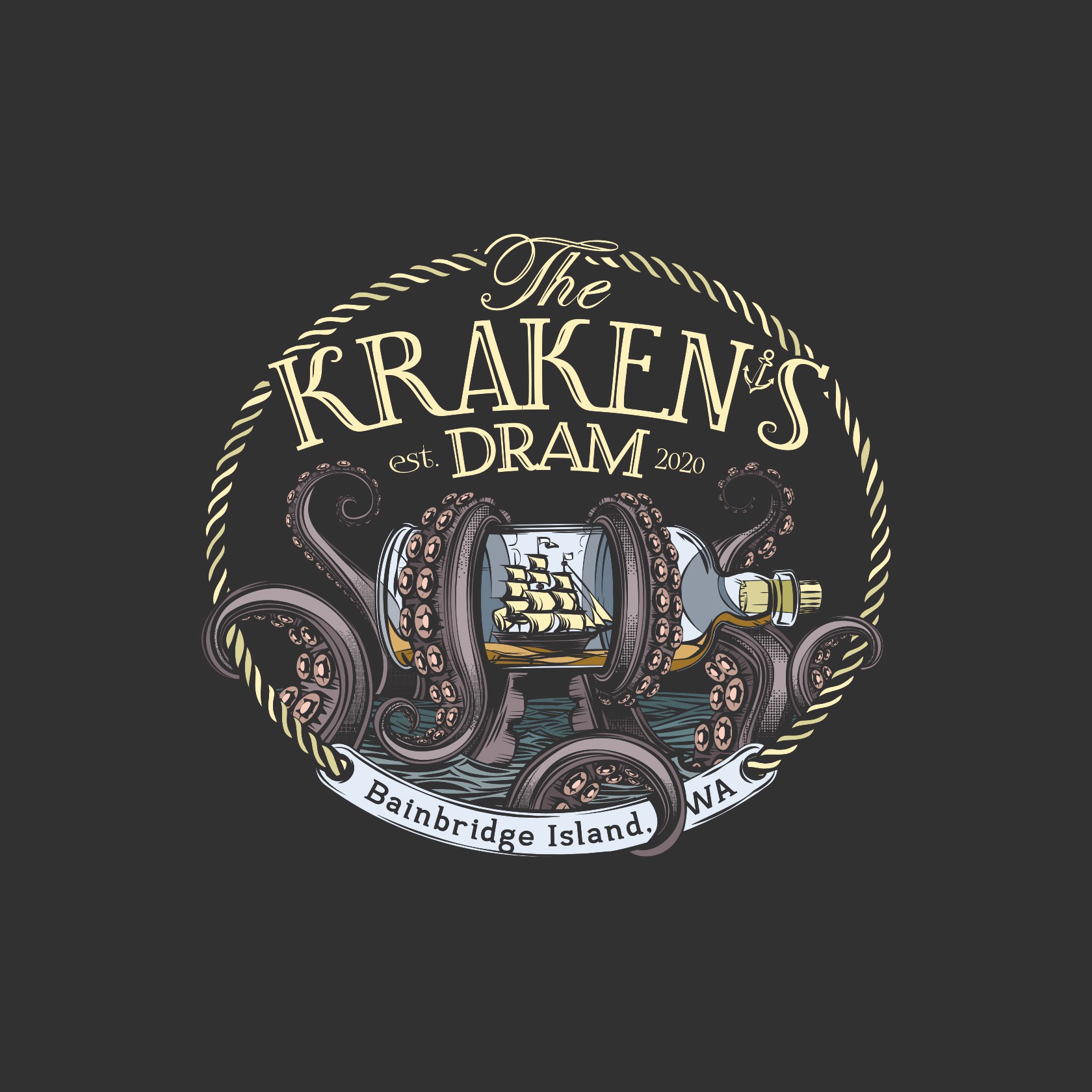 Kraken Logos - Free Kraken Logo Ideas, Design & Templates