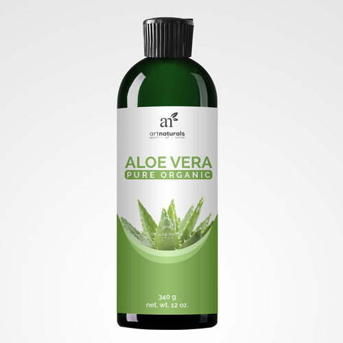 Create label design for organic aloe vera gel | Product label contest