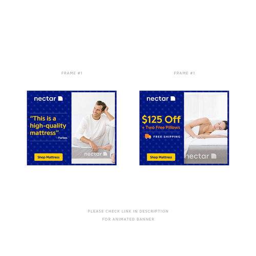 Design Catching Ads For US Based Online Mattress Brand | Banner ad contest