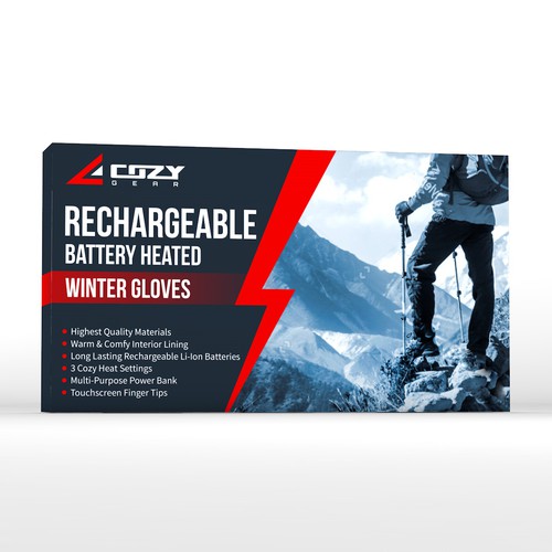 Designs | Heated Gloves Package Design | Product packaging contest