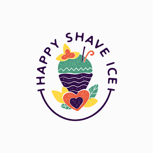 Create a Groovy Happy Logo For Happy Shave Ice | Logo design contest