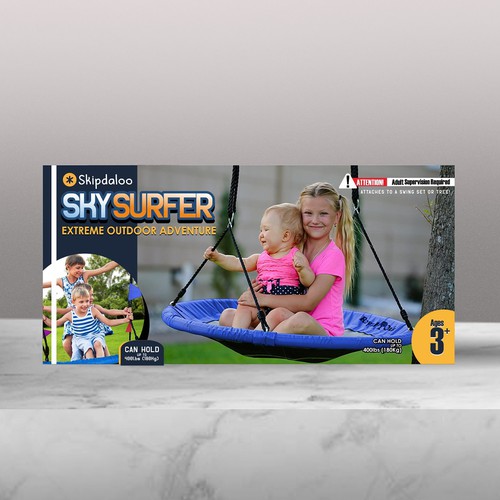 Design a cool tree swing box for a fun kid's brand! | Product packaging ...