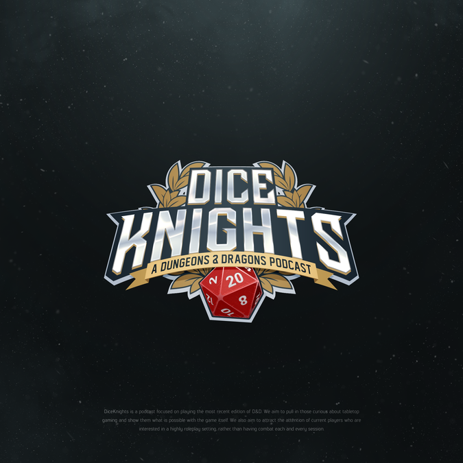 Strong enough to defend a kingdom? Design for DiceKnights! | Logo ...