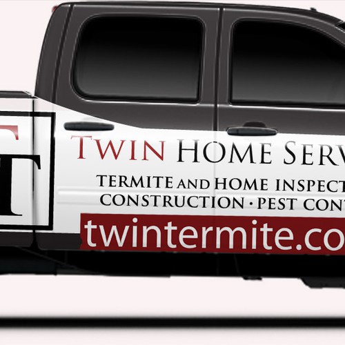 Vehicle wrap design for Pest Control company | Signage contest