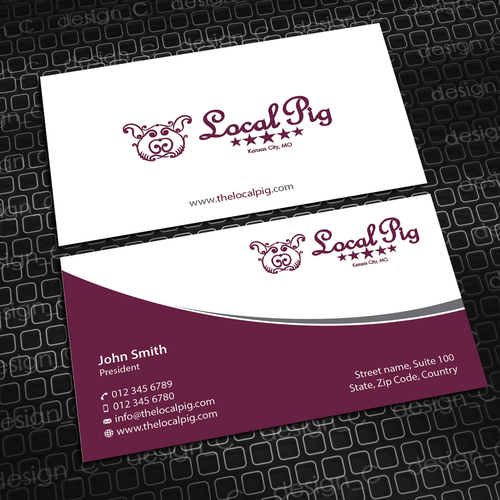 Local Butcher Shop - Business Card | Business card contest