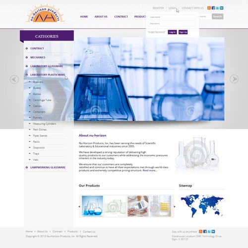 Create a winning website for scientific laboratory equipment ...