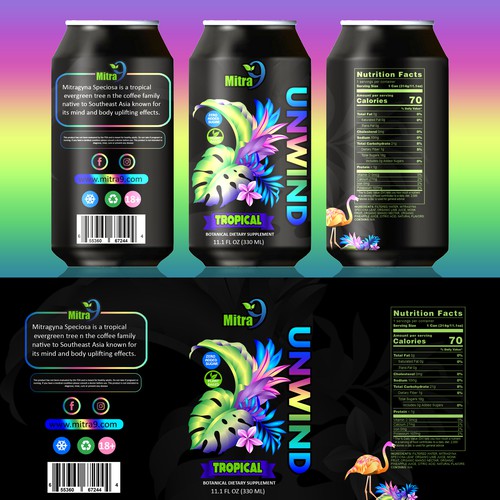 Designs | Help Us Change the World with Mitra9 Unwind Tropical Drink ...