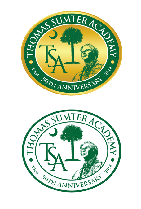 50th Anniversary Logo Contest for Thomas Sumter Academy | Logo design ...