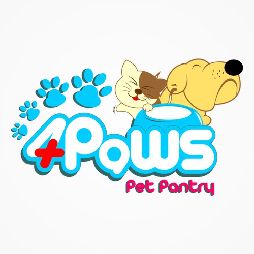 Create the next logo for 4 Paws Pet Pantry | Logo design contest