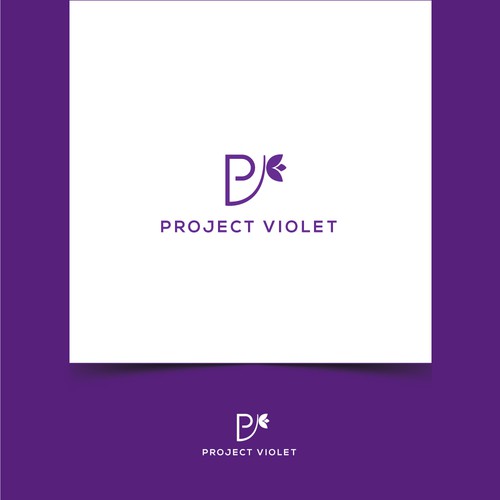 Create a modern logo for a consulting company named Project Violet ...