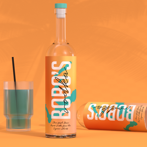 Designs | Product label for Cayman islands premium vodka | Product ...