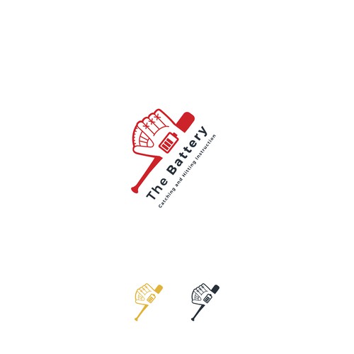 The Battery - Logo for Baseball Hitting & Catching Instruction | Logo ...