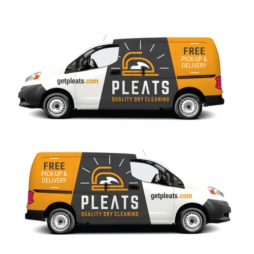 Powerful Van Wrap for Really Fun, Successful Dry Cleaning Business ...