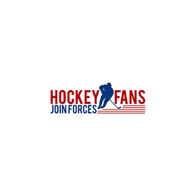 Create a design for Hockey Fans Join Forces showing immediately that ...